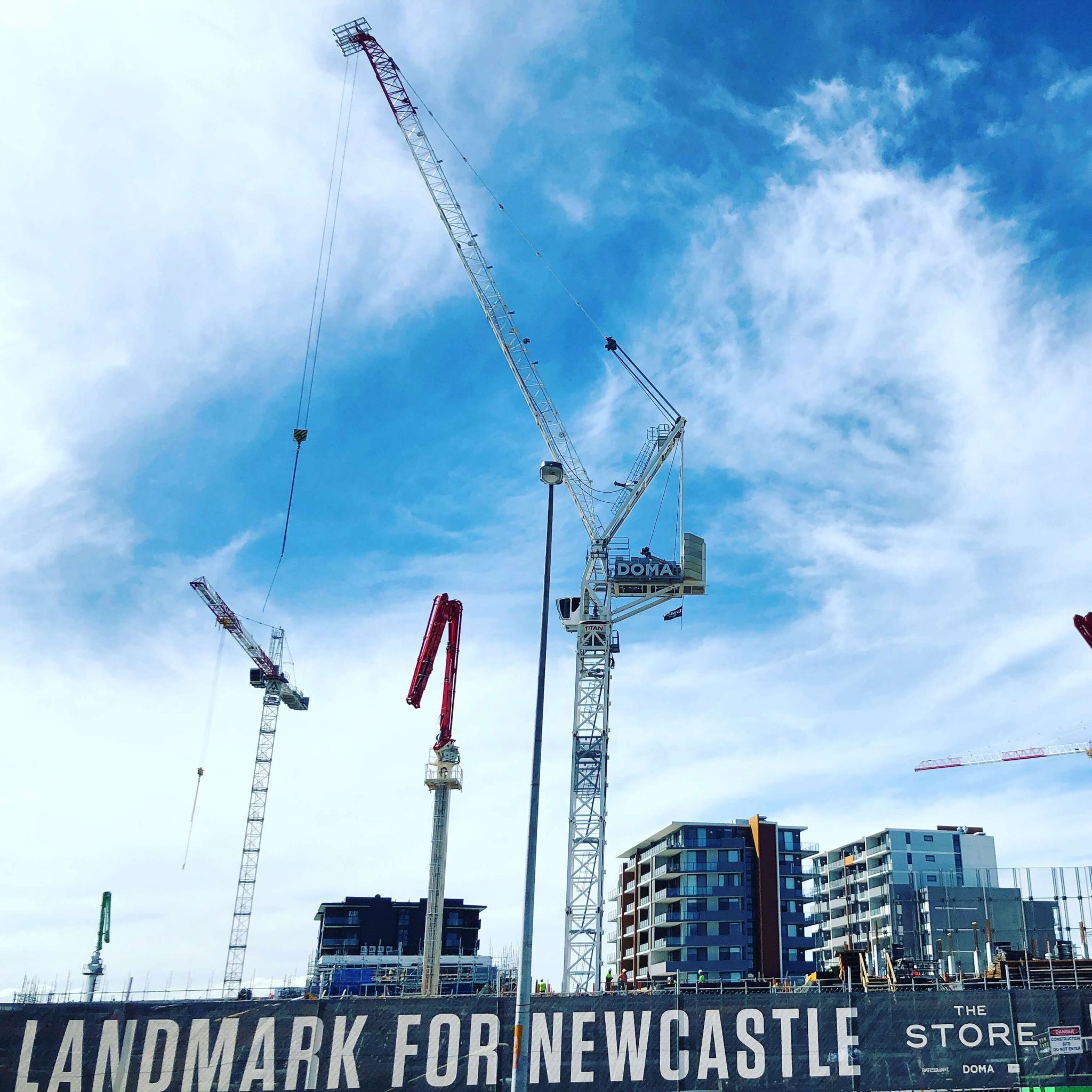 Satellite Placing Booms – Concrete Pumping Newcastle